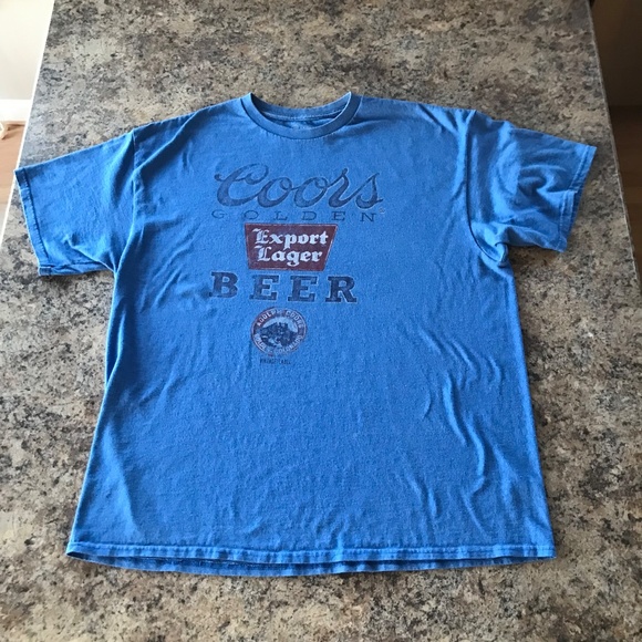 Coors | Shirts | Miller Coors Golden Export Lager Beer T Shirt Xl ...